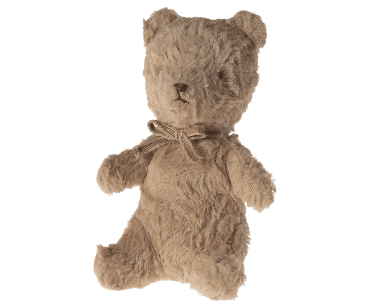 My First Teddy Bear in Powder — Needle and Grain
